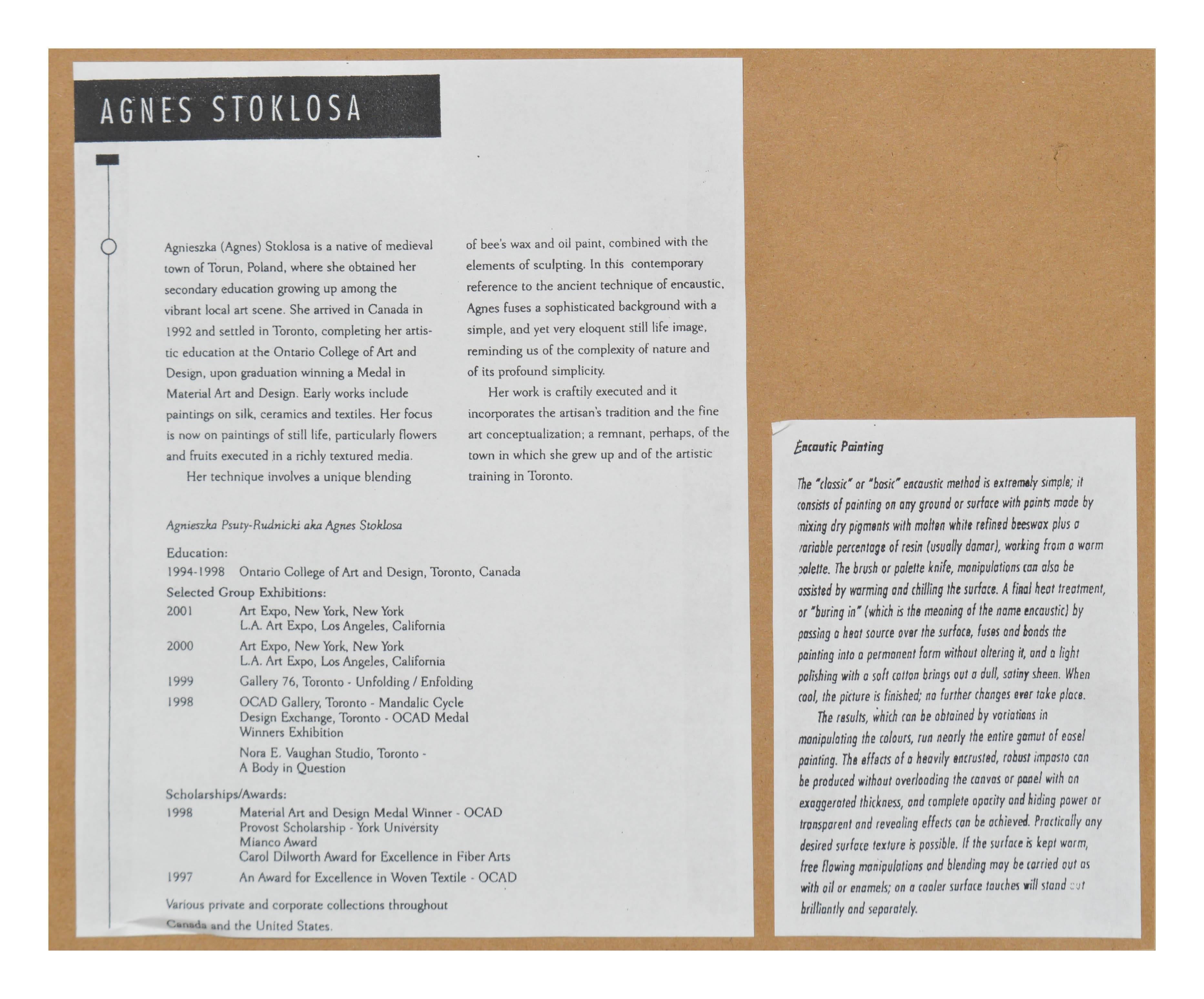 Agnes Stoklosa - Mid Century Modern Calla Lily in Bloom Still-Life For ...