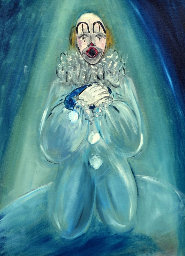 Ray Batchelor - Blue Clown at 1stDibs | ray batchelor artist, ray ...