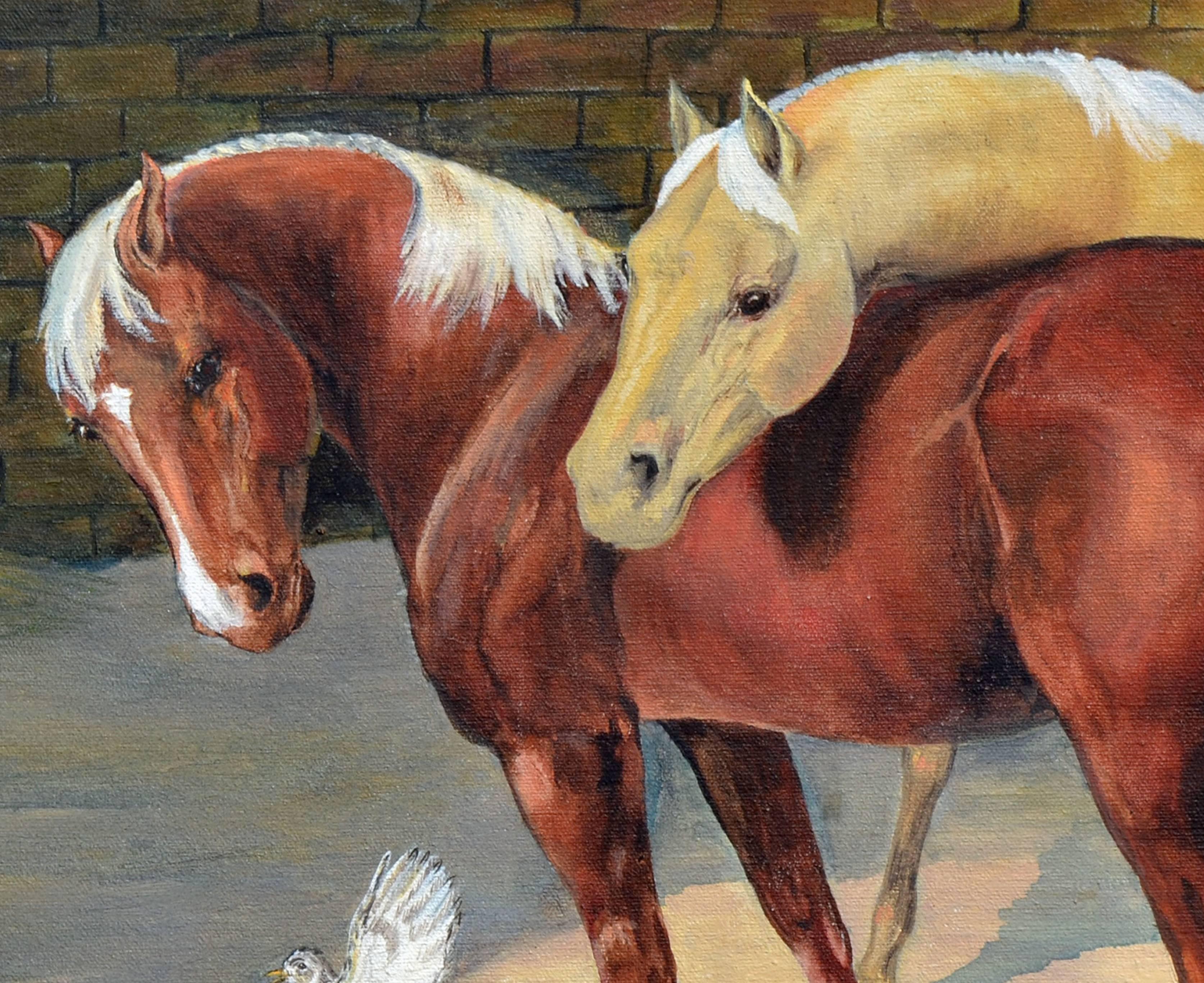 Marilyn Mairs - Two Horses on the Ranch For Sale at 1stDibs | black ...
