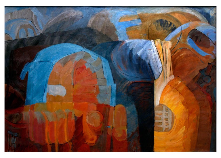 Robert Collins - Mid Century Abstract Expressionist For Sale at 1stDibs