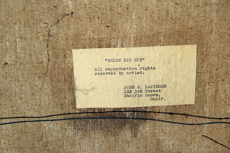 John LaPierre - Below Big Sur 1967 at 1stDibs