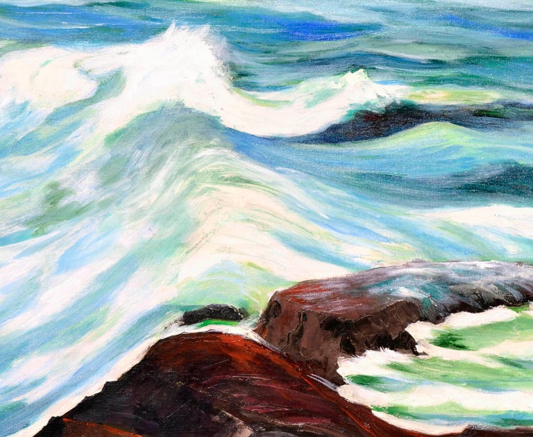 Hartzell Harrison Ray - Mid Century Incoming Tide Seascape at 1stDibs ...