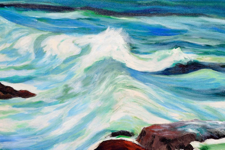 Hartzell Harrison Ray - Mid Century Incoming Tide Seascape at 1stDibs ...