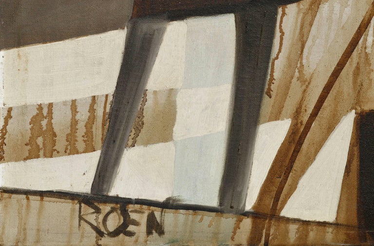 David Rosen (b.1912) - Family Traditions - Abstracted Modern Figurative ...