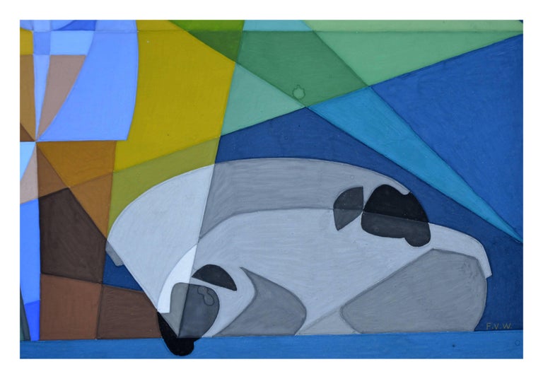 Unknown - Mid Century Modern Cubist Multi-Color Nativity Scene at ...