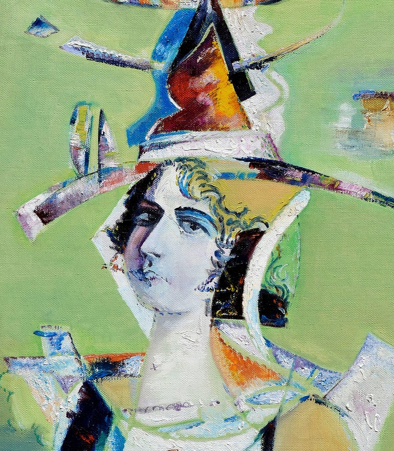 Vadim Kurov - "Card Illusion" - Surreal Portrait For Sale at 1stDibs