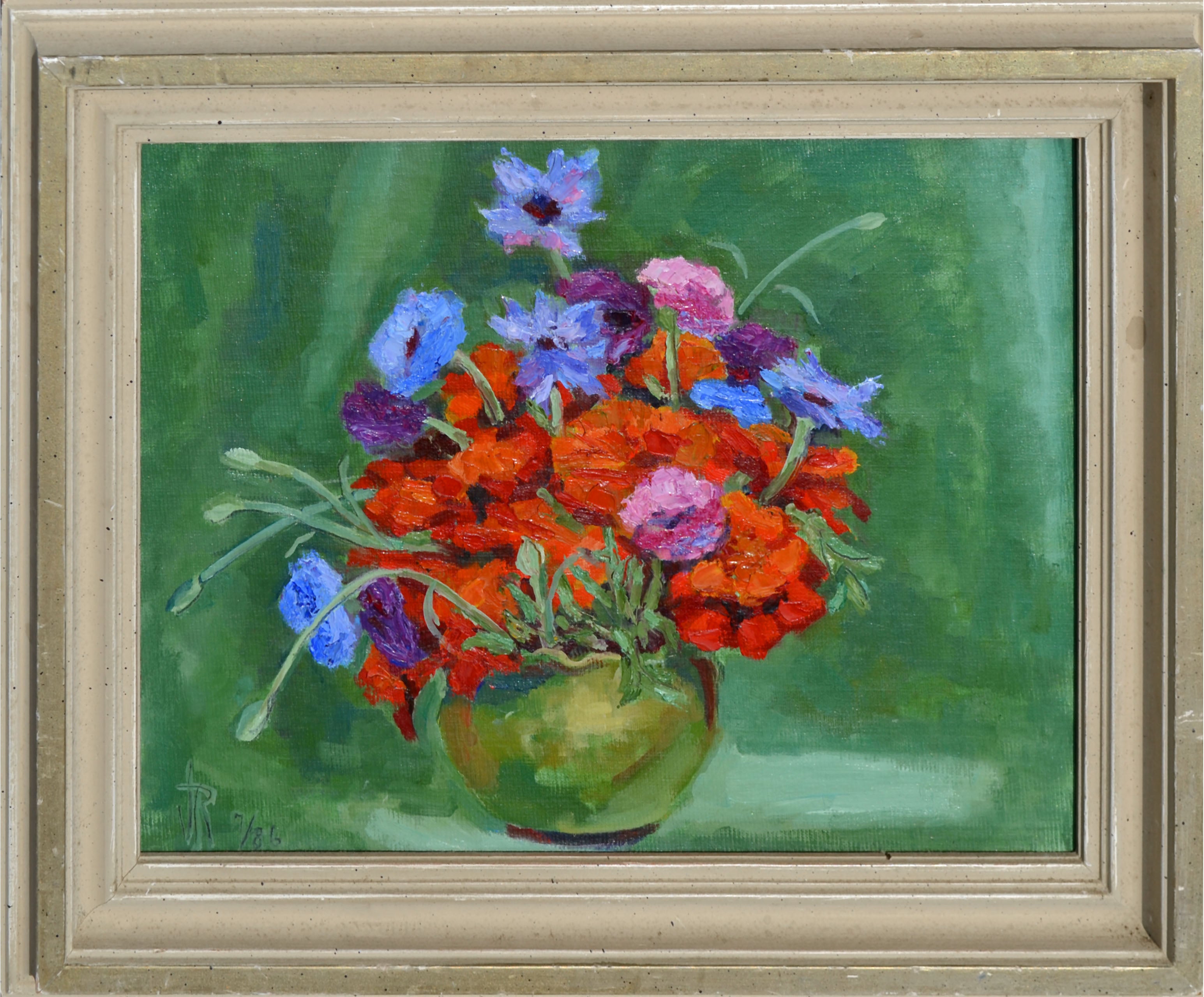 Virginia Sevier Rogers - Mid Century Post Impressionism Bouquets Still ...