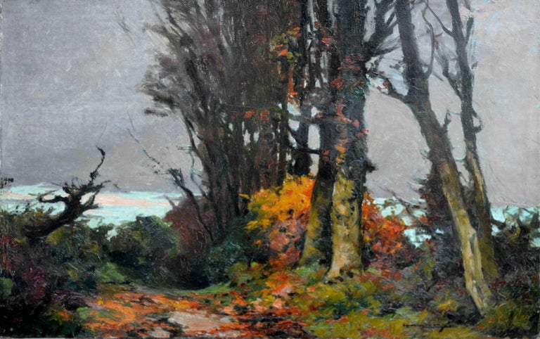 Leon Launay - Arbres D'hiver Par le Lac at 1stDibs