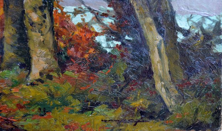 Leon Launay - Arbres D'hiver Par le Lac at 1stDibs