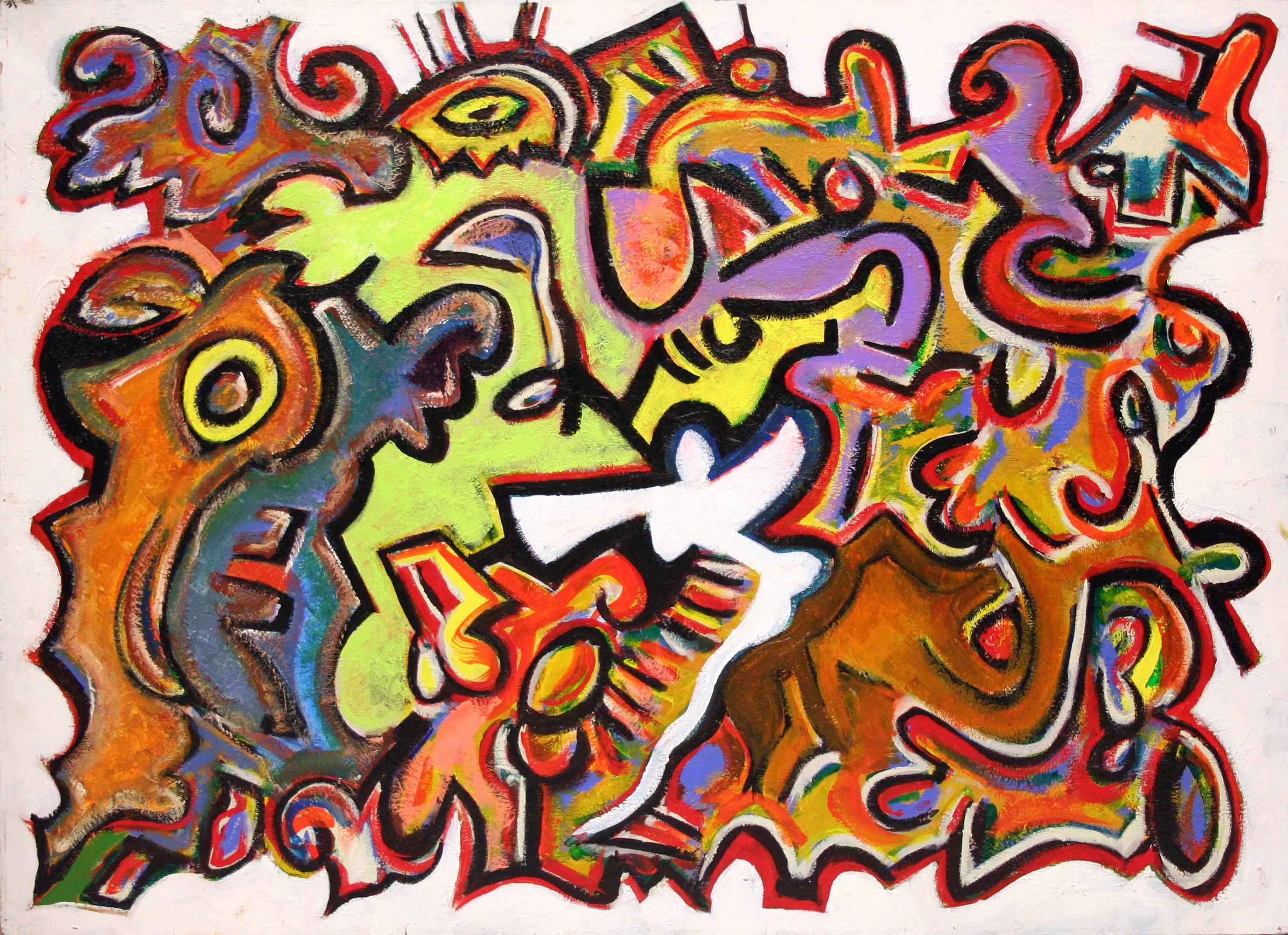 Daniel David Fuentes - Angel in Abstract at 1stDibs