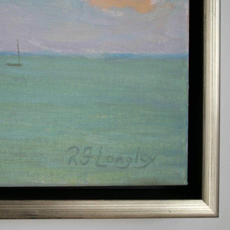 Rob Longley - 'West End Clouds', Abstract Contemporary Landscape Oil ...