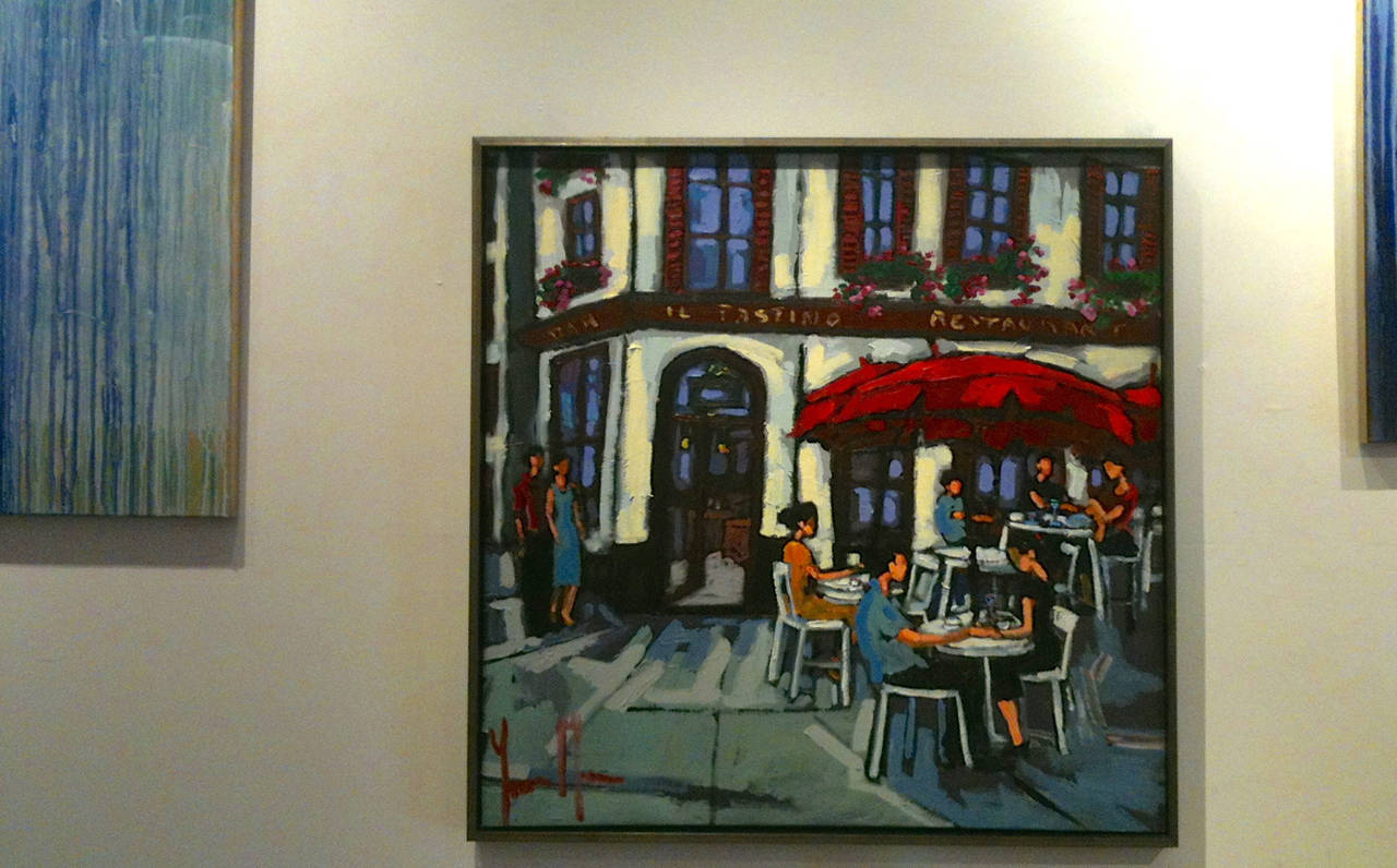 Yvonne Mora - Il Pastino Restaurant - Paris at 1stDibs | yvonne mora ...
