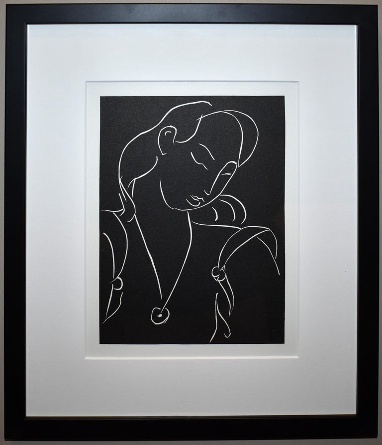 Henri Matisse - Original Linocut - Henri Matisse - Teeny, Print at 1stdibs