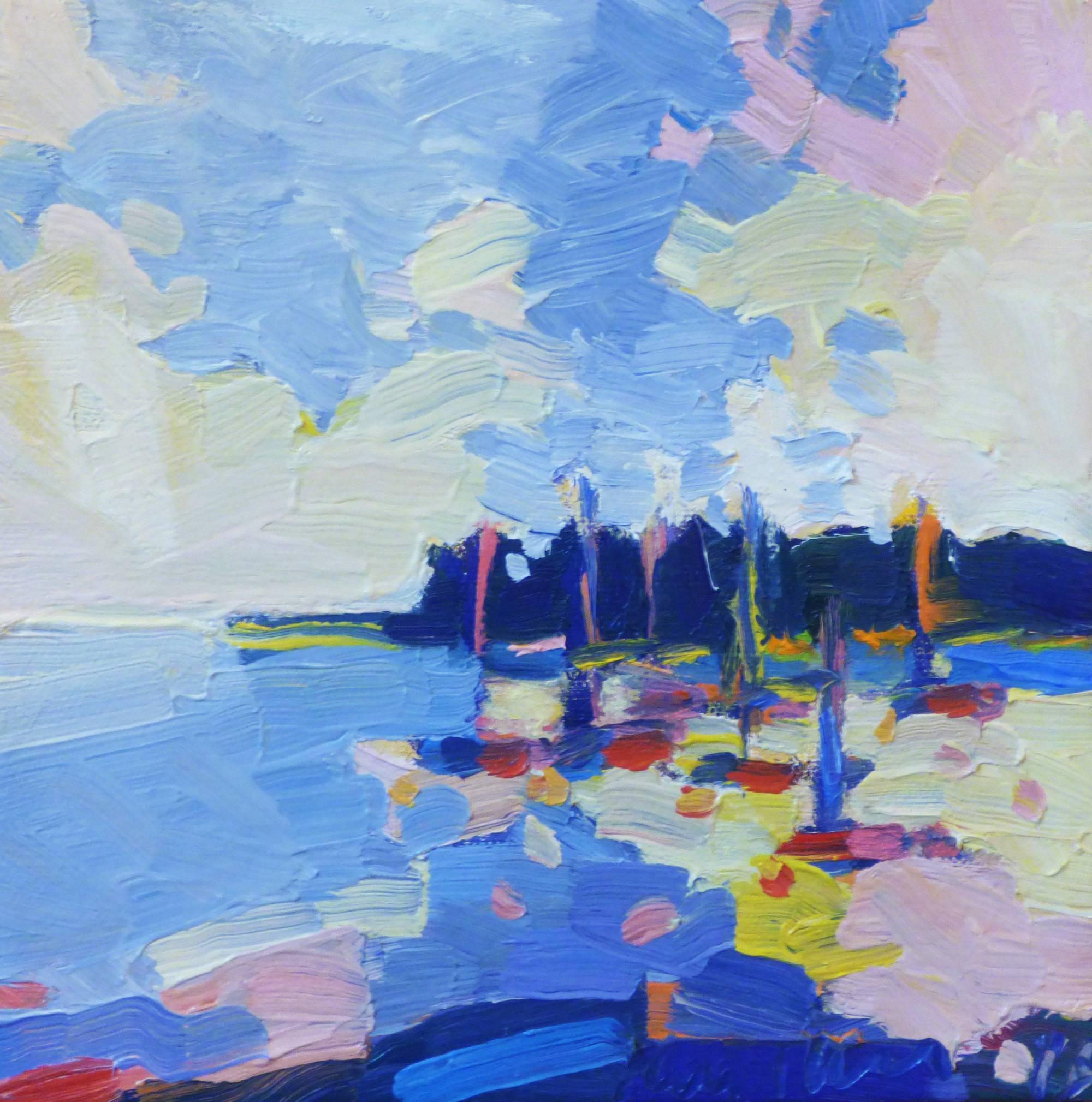 Henry Isaacs - Windy Day, Harpswell, Maine For Sale at 1stDibs | henry ...