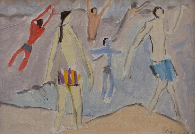 Edward Moritz - House Party, Painting For Sale at 1stdibs