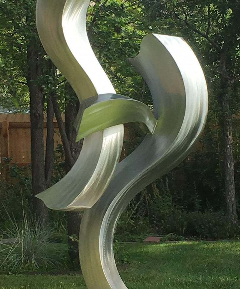 Kevin Robb - Taking a Bow, Stainless Steel Sculpture at 1stdibs