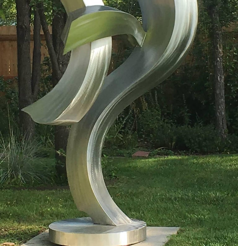 Kevin Robb - Taking a Bow, Stainless Steel Sculpture at 1stdibs