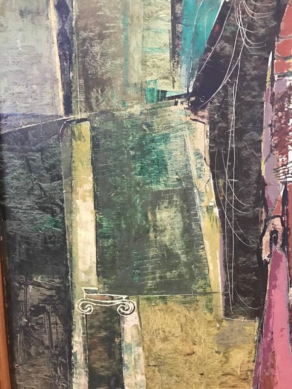 Chester Dixon Snowden 1 - Cubist Abstract Figurative Painting For Sale ...