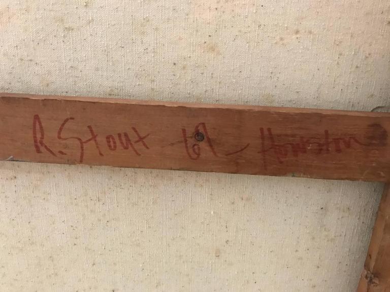 Richard Stout - Large Geometric Abstract Landscape at 1stDibs