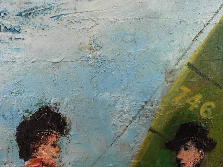 Herbert Mears - Three Sailors On the Beach For Sale at 1stdibs