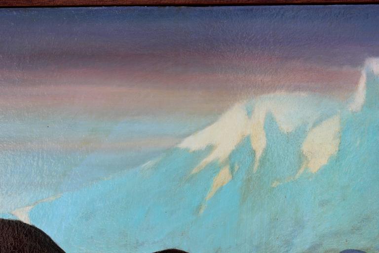 David Caton - Abstract Red Mountain Landscape at 1stDibs | david caton ...