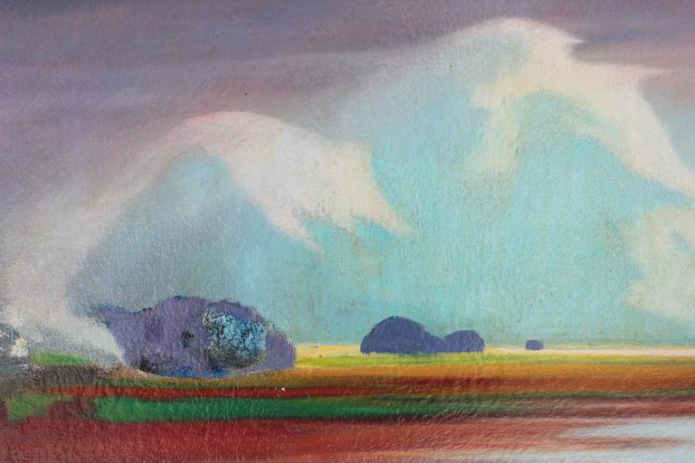 David Caton - Abstract Red Mountain Landscape at 1stDibs | david caton ...