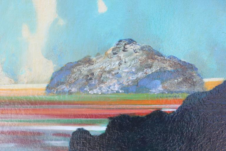 David Caton - Abstract Red Mountain Landscape at 1stDibs | david caton ...