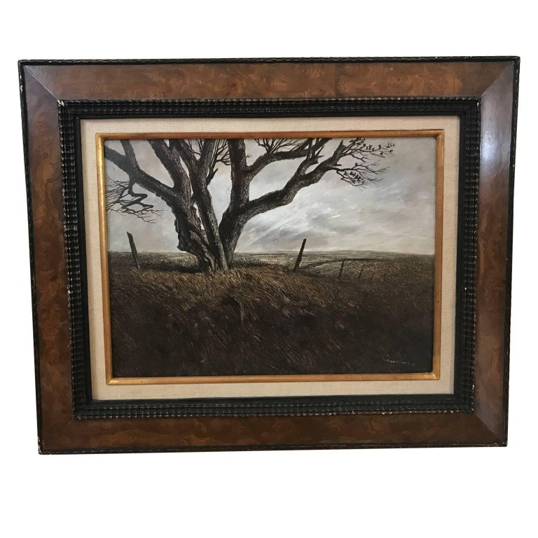 Anthony V. Martin - Naturalistic Surrealist Landscape Painting at 1stDibs