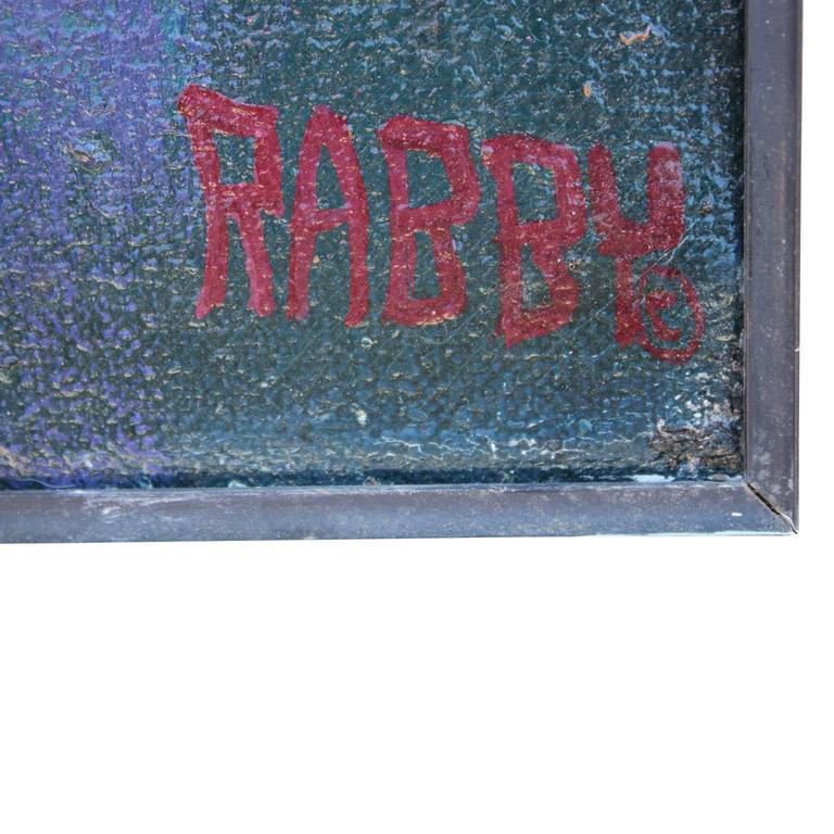 Jim Rabby - Large Impressionist Textured Embracing Nude Painting For ...