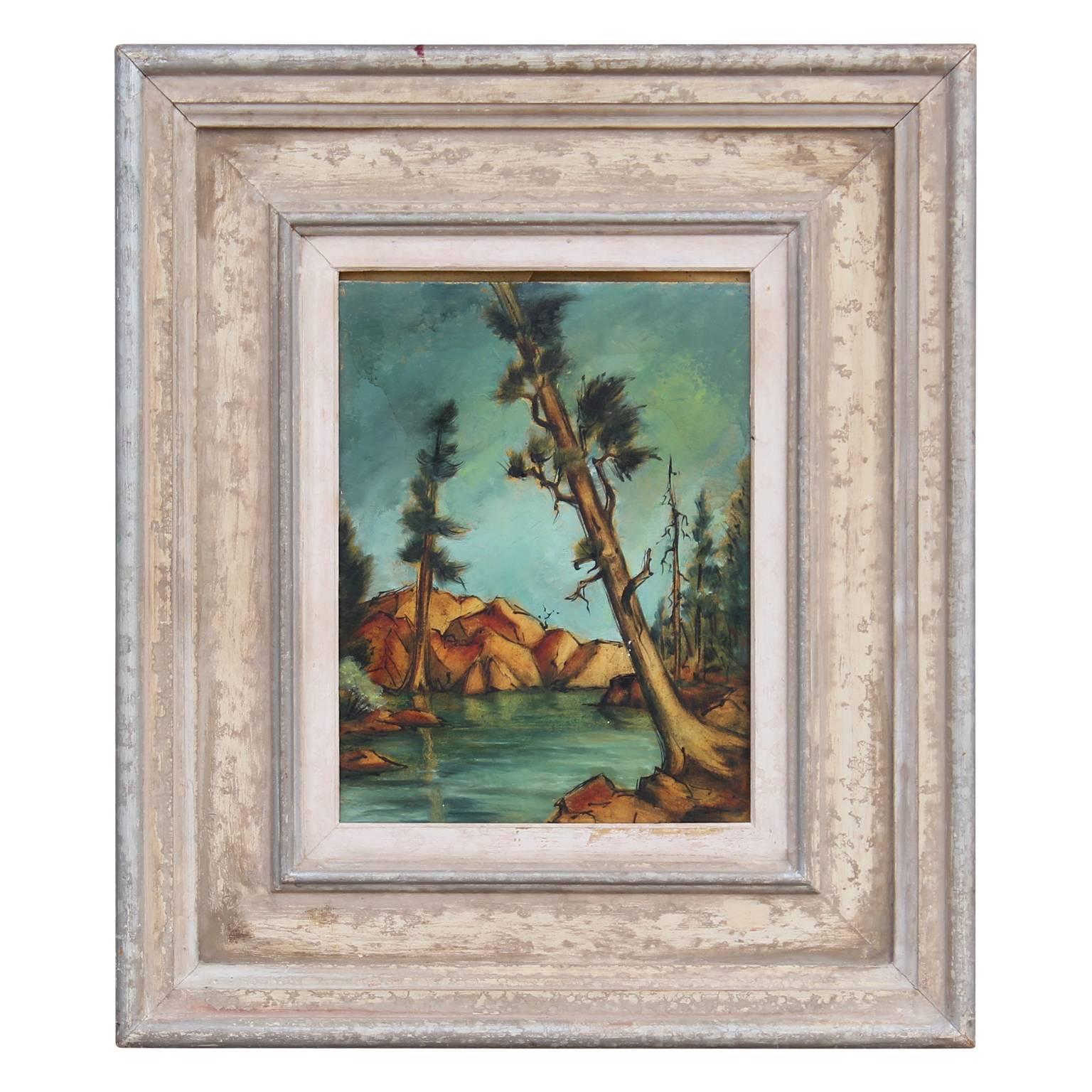 Dorthy B. Hay - "Fallen Leaf Lake" Landscape Painting at 1stDibs ...