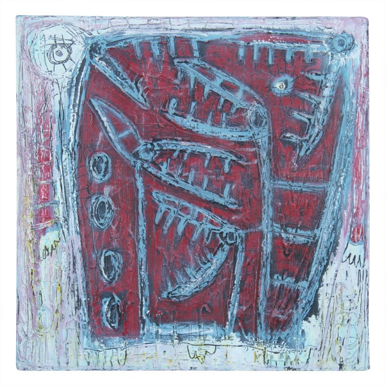 Robert Del Rio - Abstract Figurative Impasto Surrealist Work For Sale ...