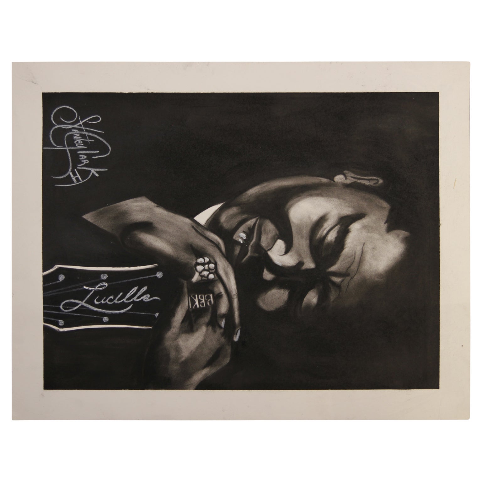 Stanley Clark - Surrealist Orange Tonal Abstract Portrait For Sale at ...