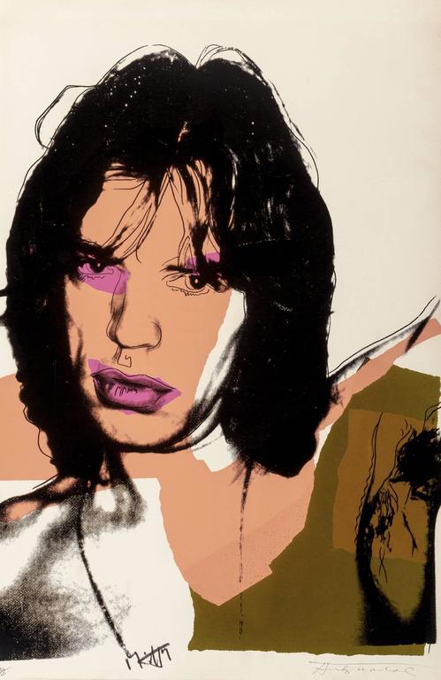Andy Warhol - Mick Jagger #141 For Sale at 1stDibs