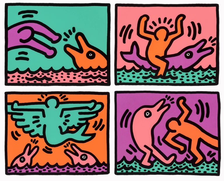 Keith Haring - Pop Shop V For Sale at 1stDibs