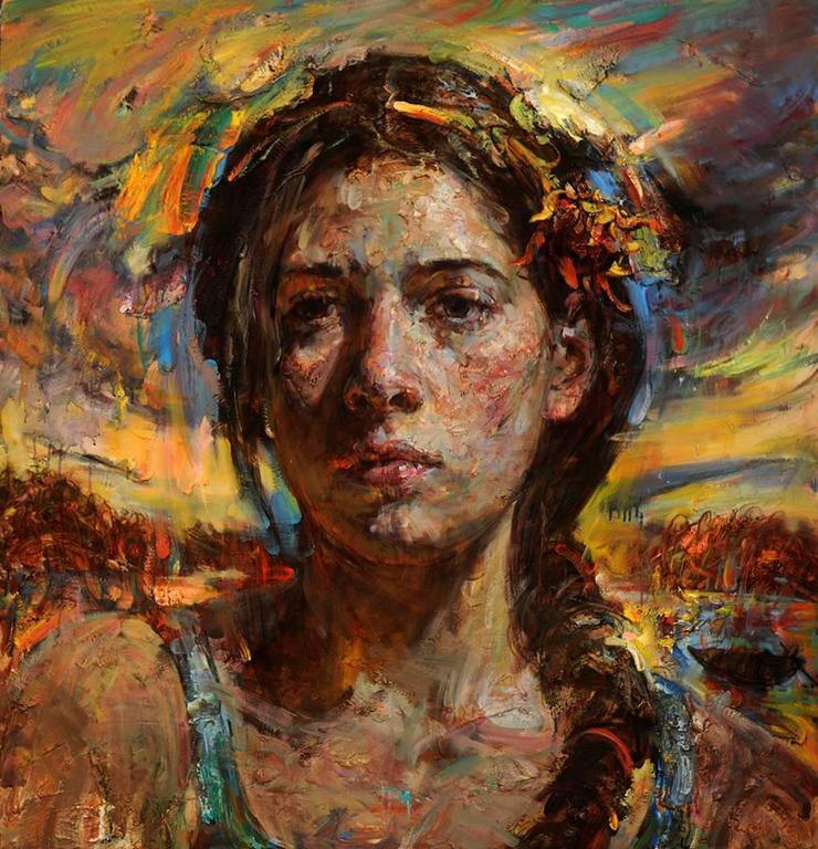 Victor Wang - The Gentle Breeze of Autumn at 1stDibs | victor wang artist