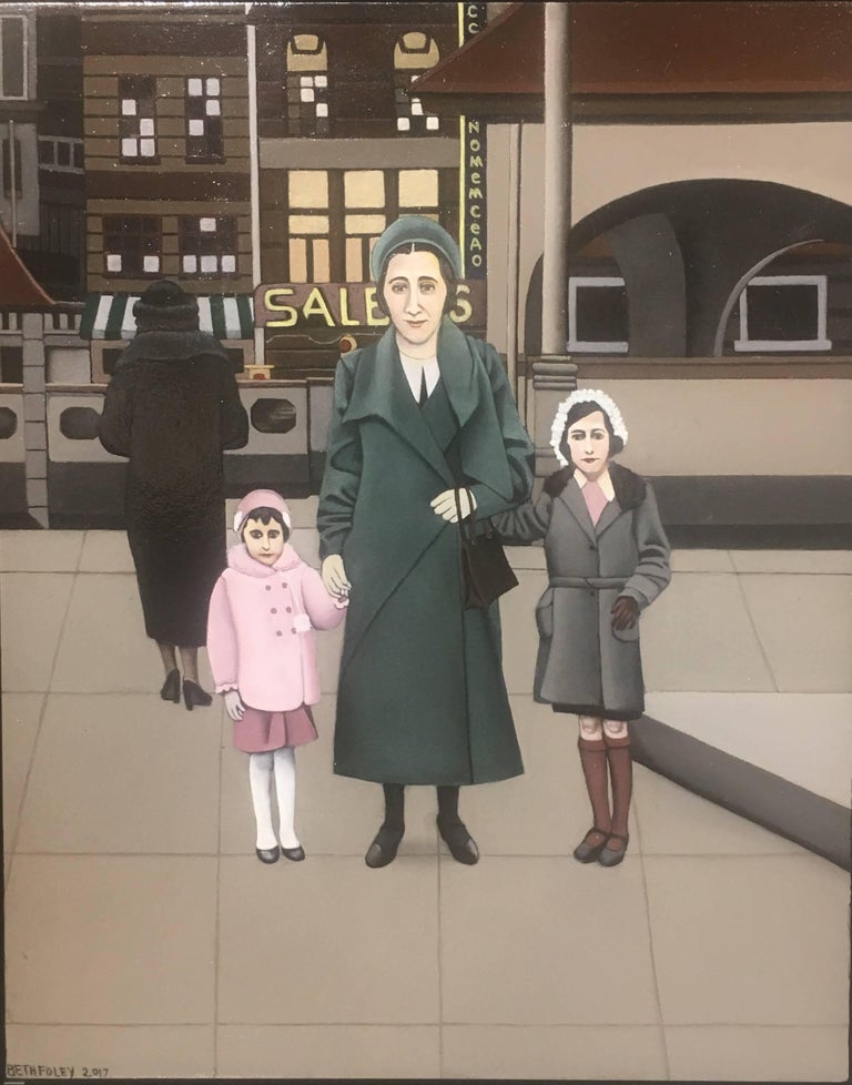 Beth Foley - Anne, Edith, and Margot Frank, Three Female Figures ...