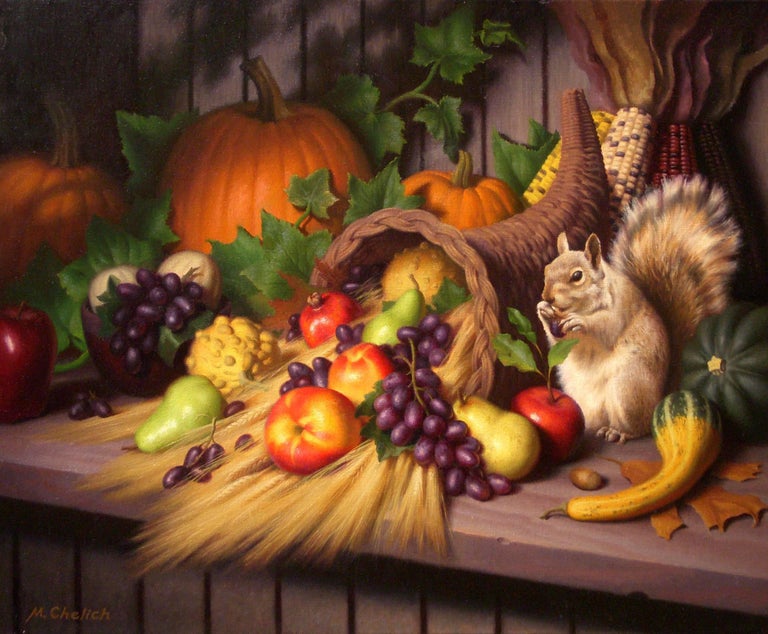 Michael Chelich - Autumn Harvest, Painting For Sale at 1stdibs