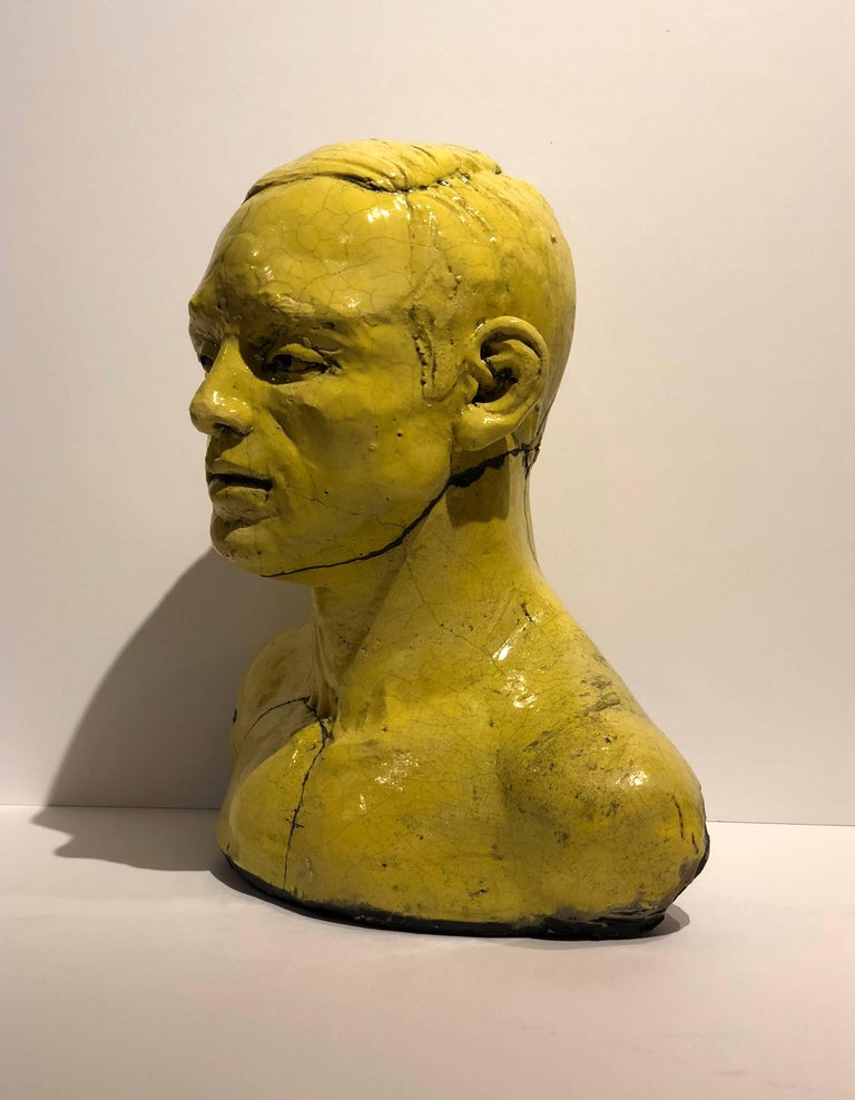 Pavel Amromin - Stephan, Raku Fired Ceramic at 1stDibs