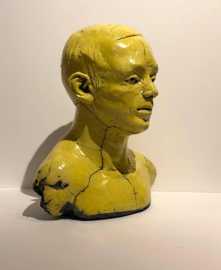 Pavel Amromin - Stephan, Raku Fired Ceramic at 1stDibs