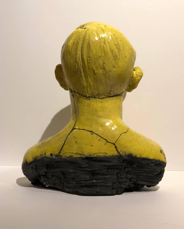 Pavel Amromin - Stephan, Raku Fired Ceramic at 1stDibs