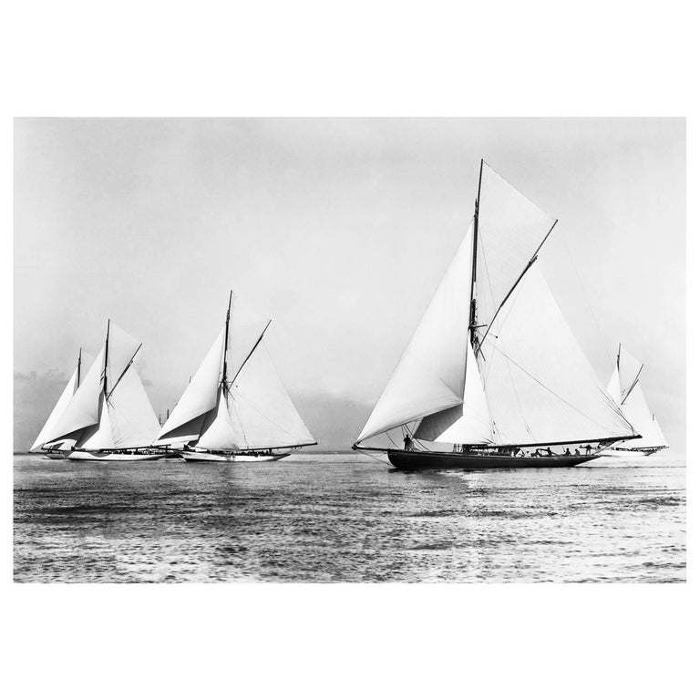 Frank Beken - Sailing Yachts Start Ryde Town Cup, 1903 For Sale at 1stDibs