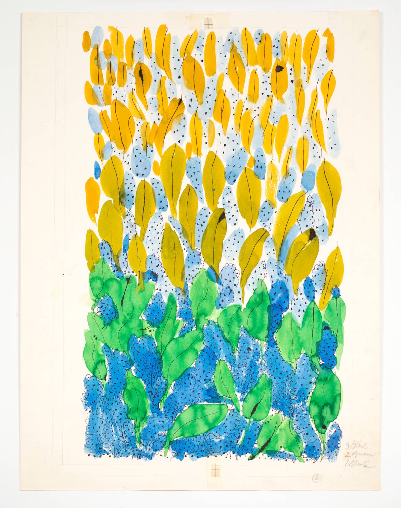 Vera Neumann - Untitled, from the "Leaves" series For Sale at 1stDibs