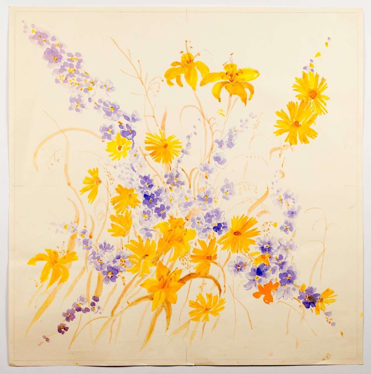 Vera Neumann - Untitled, from the "Florals" series For Sale at 1stDibs