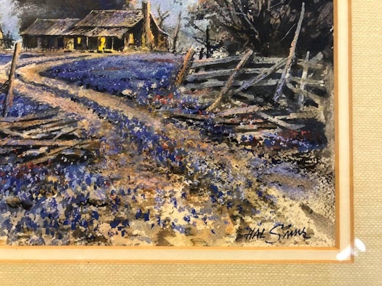 Harold Sims - Bluebonnet Sunset at 1stDibs