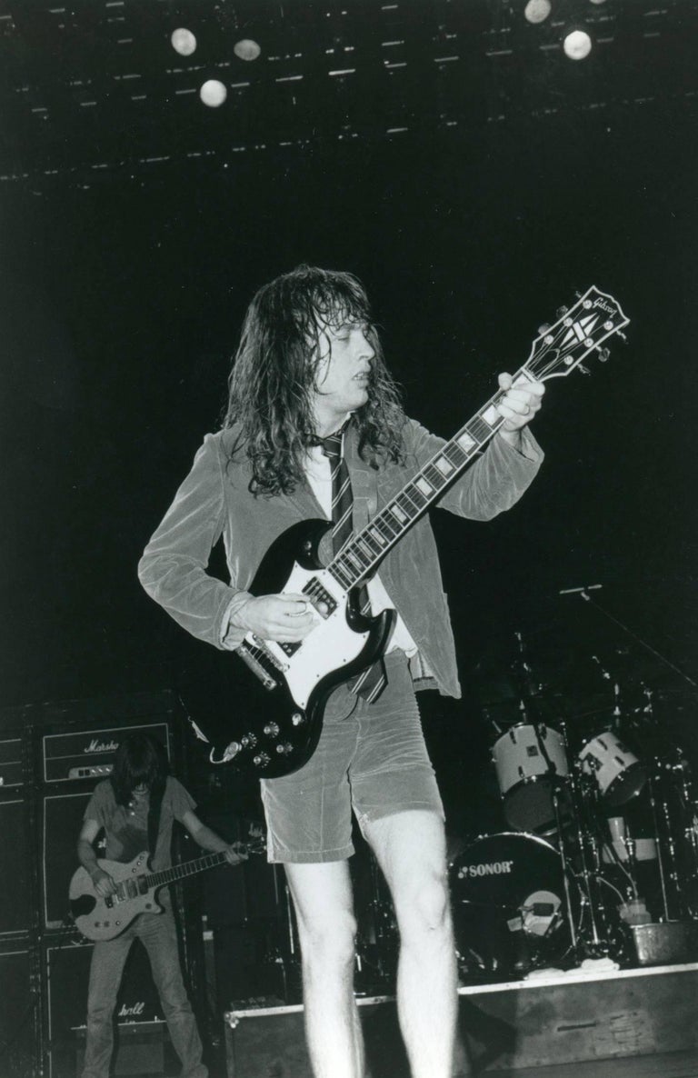 Unknown - Angus Young Live in Concert Vintage Original Photograph For ...