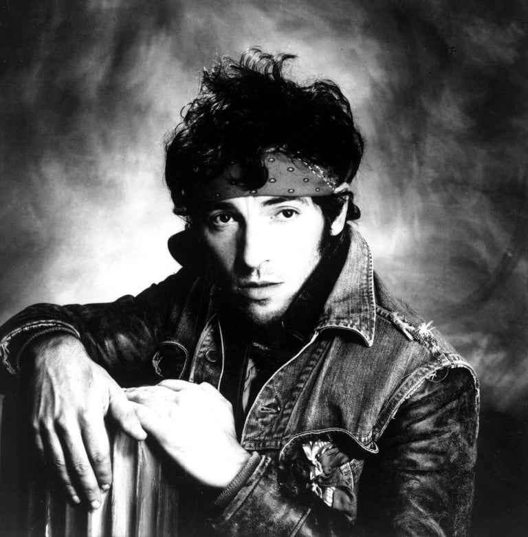 Unknown - Young Bruce Springsteen Portrait Fine Art Print For Sale at ...
