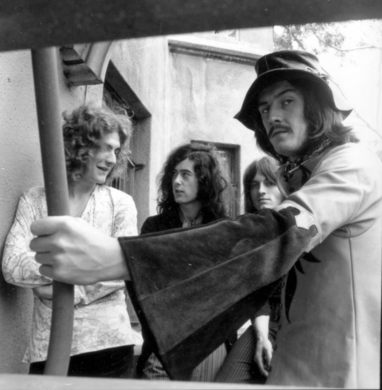 Jay Thompson - Portrait of Led Zeppelin Talking at Chateau Marmont Fine ...