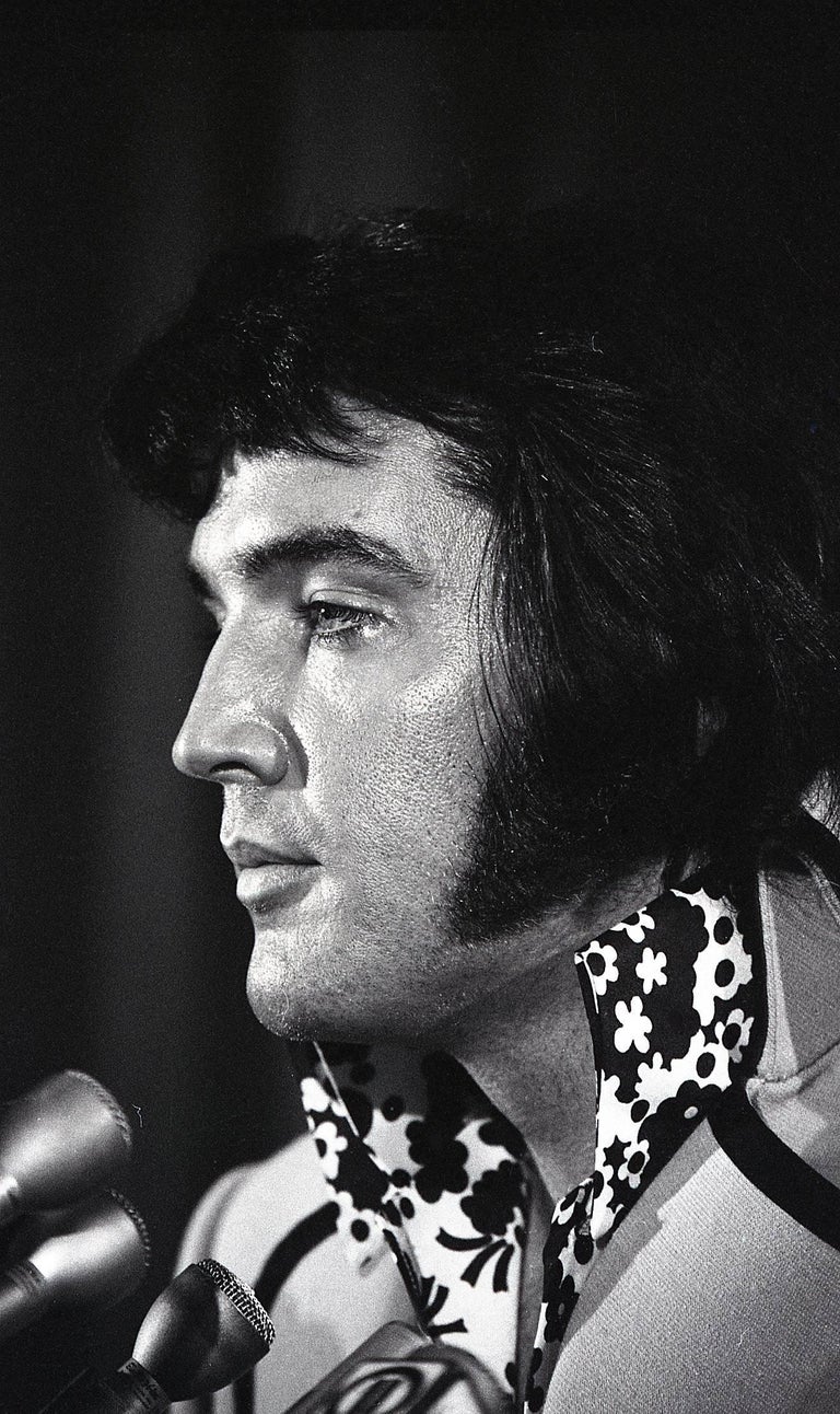 Elvis Presley Side View