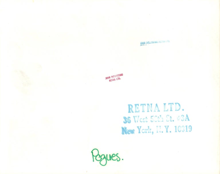 John Bellissimo - The Pogues on Stage Vintage Original Photograph For ...