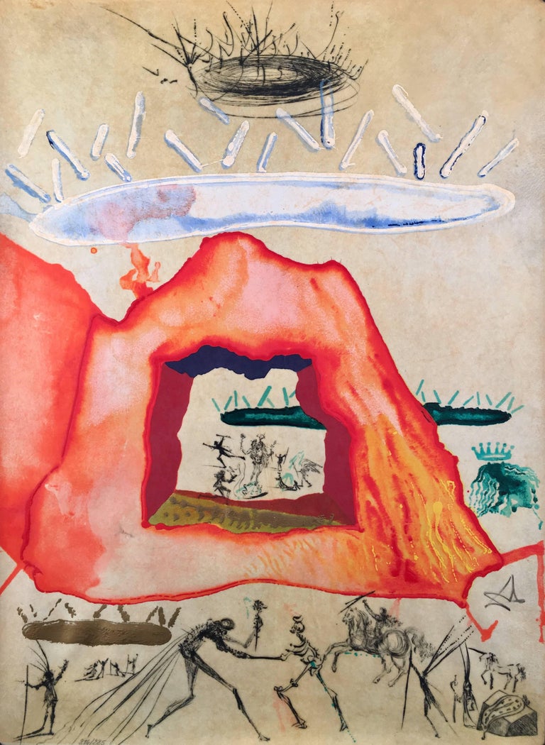 Salvador Dalí­ - Le Creuset philosophal from Alchimie des Philosophes ...
